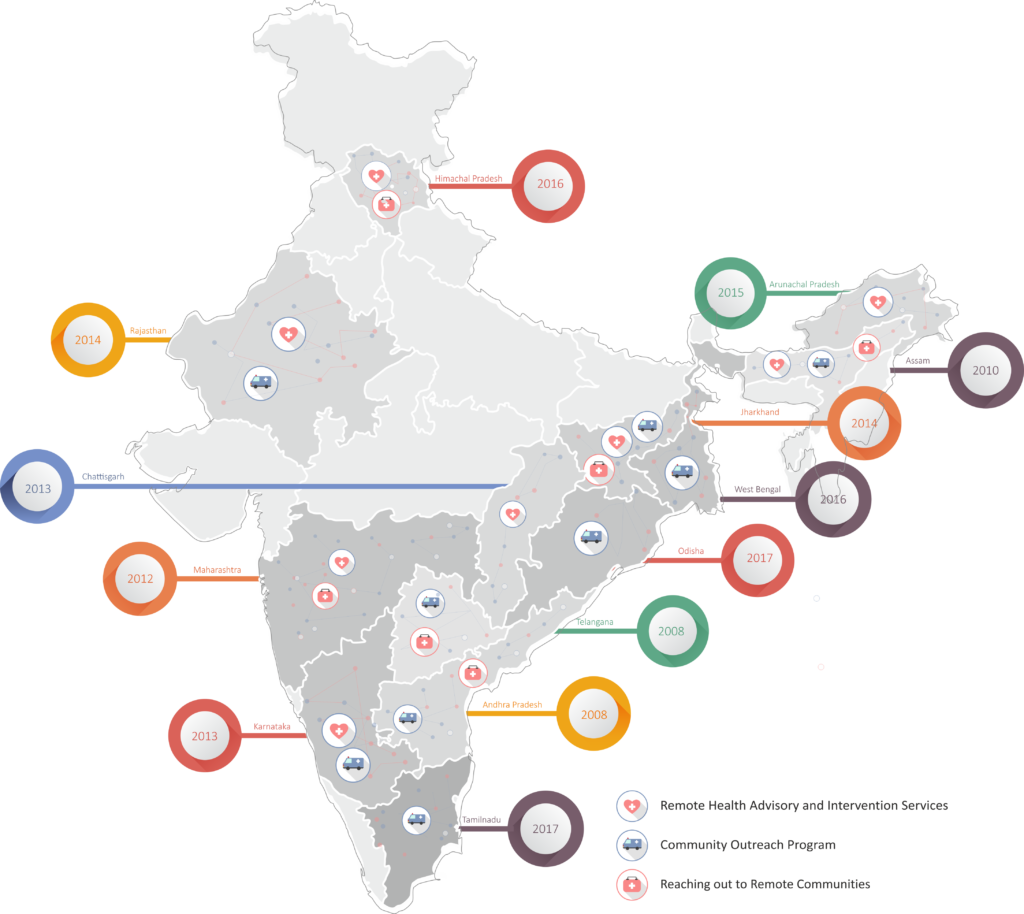 Updated India map - Piramal Swasthya